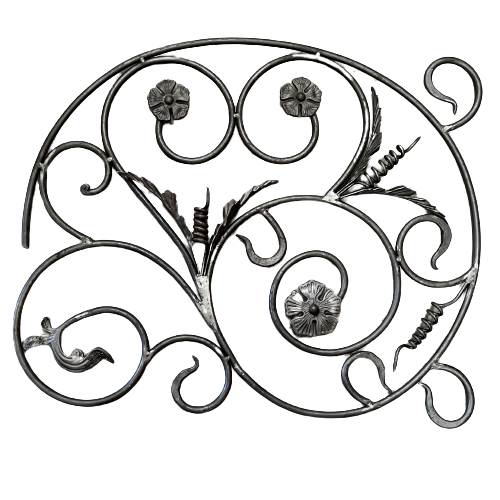 BL1630- Forged Steel Scroll Panel | US Metal Designs